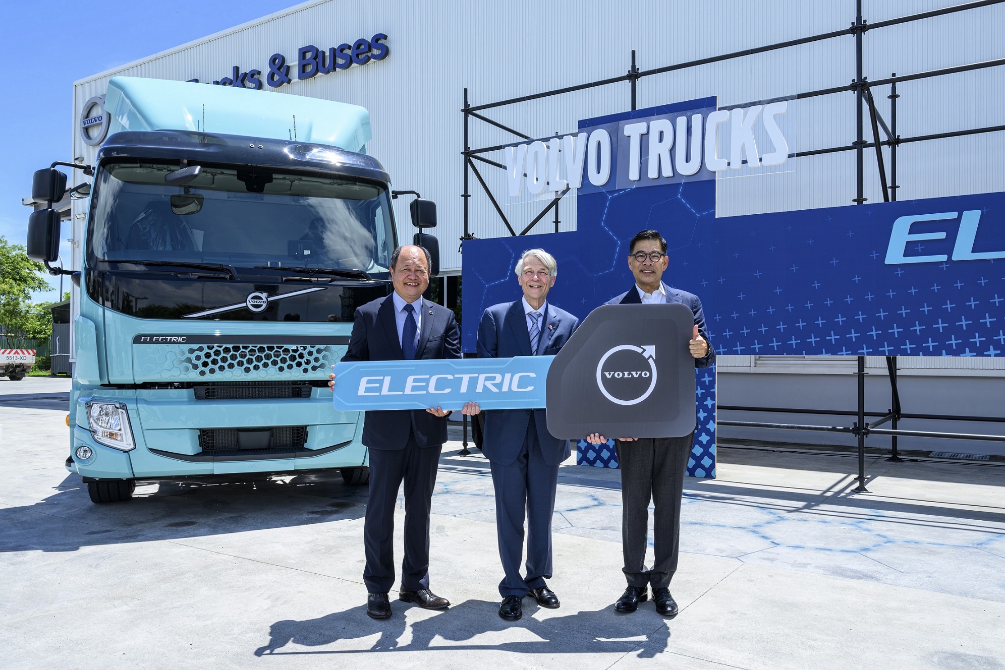 First Volvo electric truck delivered to Taiwan - Aggregates Business