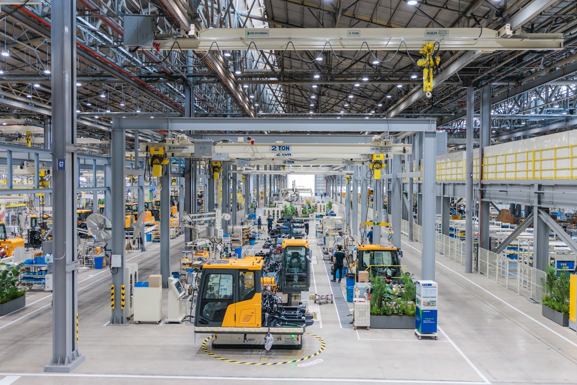 HD Hyundai CE opens world-leading smart factory in Ulsan - Aggregates ...