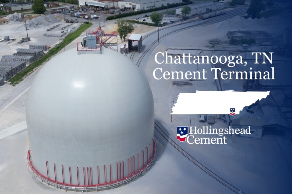 Hollingshead Cement opens new cement terminal - Aggregates Business