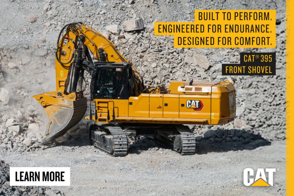 Power Meets Precision: Discover the Cat® 395 Front Shovel Excavator ...