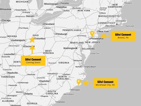 Silvi Cement expands cementitious materials distribution with two new ...