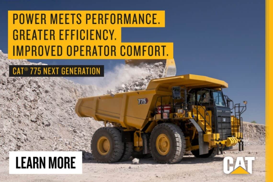 Caterpillar unveils Next Generation Cat® 775 Off-Highway Truck ...